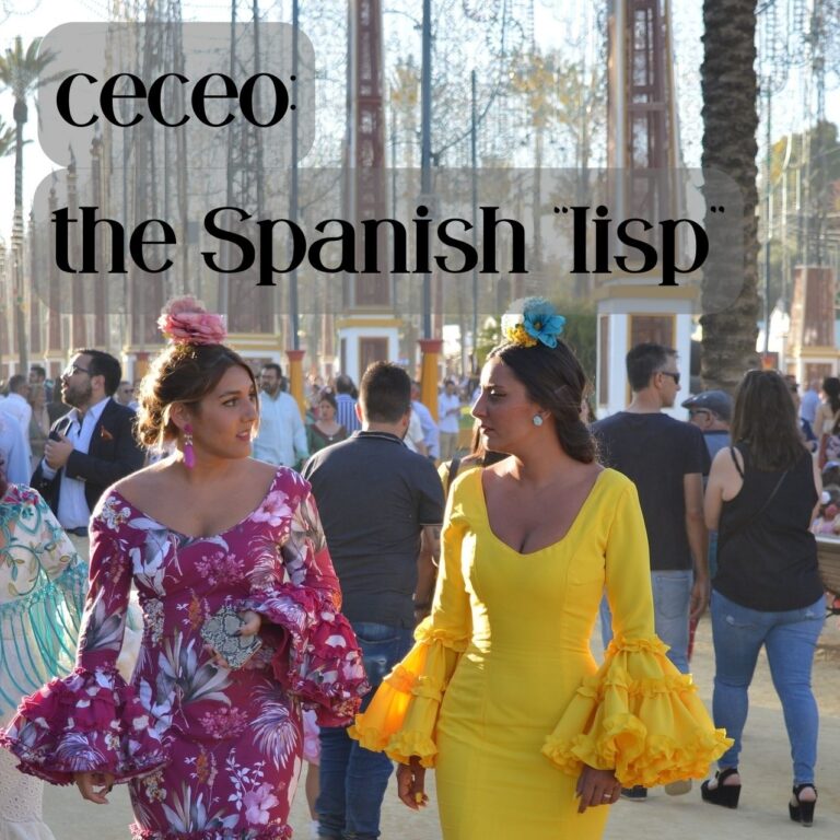 Ceceo: Explaining the Spanish "Lisp"